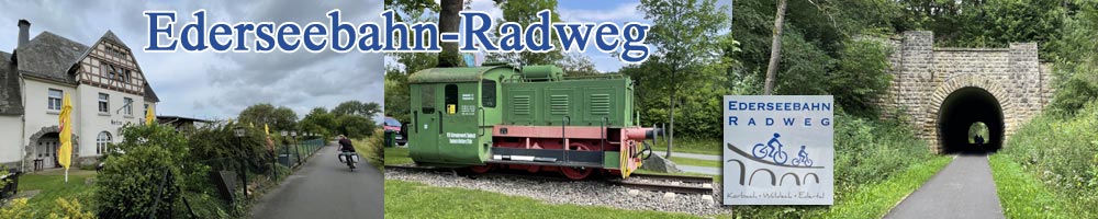 Fluss-Radwege: Ederseebahn-Radweg von Edertal-Buhlen nach Korbach